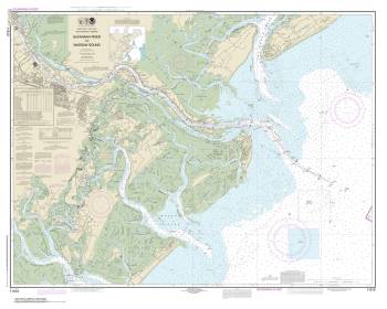 Cindys Antique Art - Chart 11512 Savannah River and Wassaw Sound